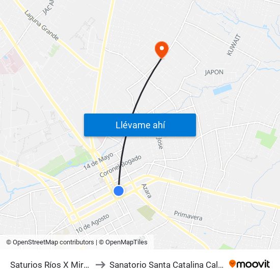 Saturios Ríos X Miranda Cueto a Sanatorio Santa Catalina Calle'i San ...