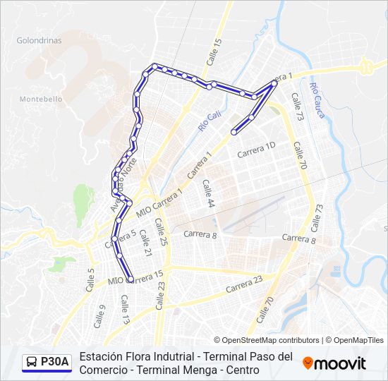 p30a Route: Schedules, Stops & Maps - Flora Industrial B1‎→San Pascual ...