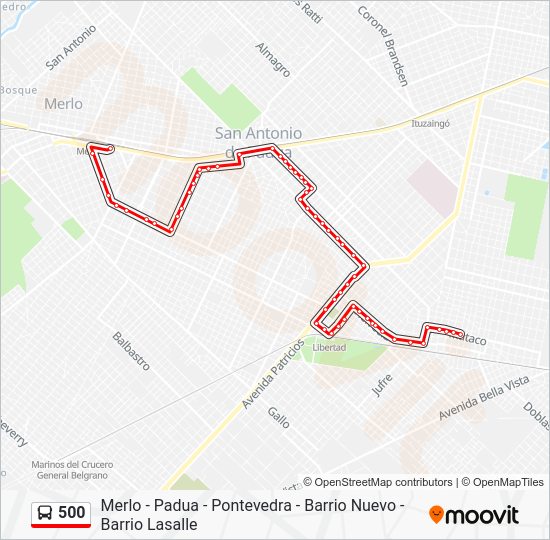 500 Route: Schedules, Stops & Maps - Petracci (X Padua) (Updated)