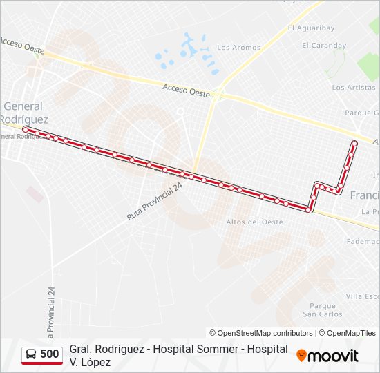 500 Route: Schedules, Stops & Maps - R03: Luchetti (Updated)