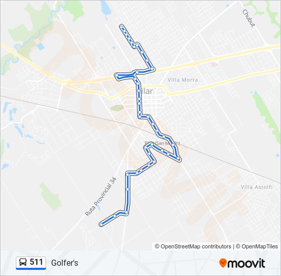 Ruta 511: horarios, paradas y mapas - Golfer's (Actualizado)