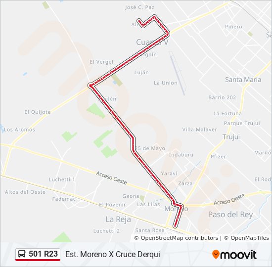 Tib 501 Recorrido | Línea 501: horarios, paradas y mapas – ONWIL