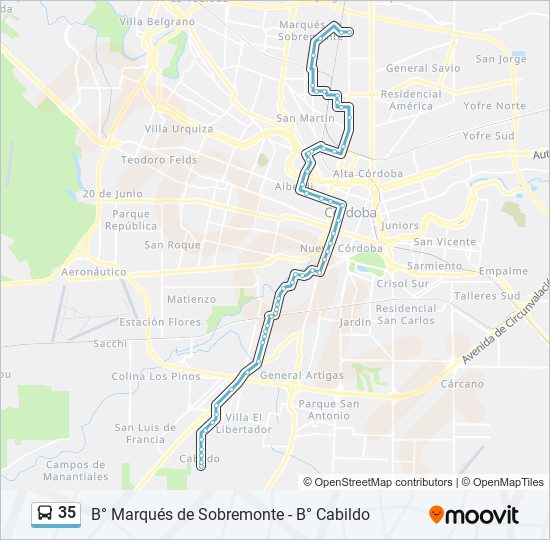 Ruta 35: horarios, paradas y mapas - Mariano Fragueito 4700 (Esq ...