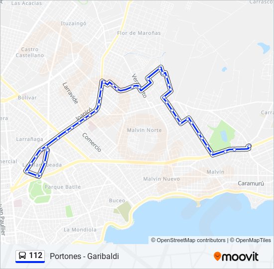 112 Route: Schedules, Stops & Maps - Portones (Updated)