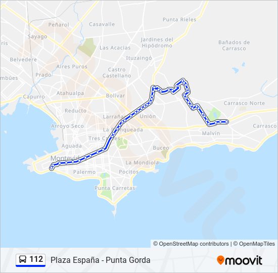 Ruta 112: horarios, paradas y mapas - Portones (Actualizado)