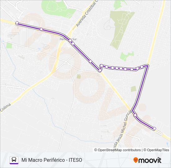 Ruta A09: horarios, paradas y mapas - Mi Macro Periférico - ITESO ...
