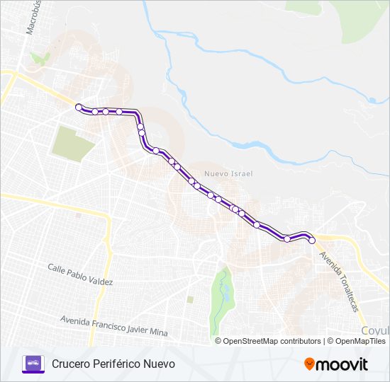 Ruta c01 express: horarios, paradas y mapas - Crucero Periférico Nuevo ...