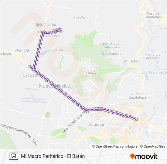 Ruta A11: horarios, paradas y mapas - Mi Macro Periférico - El Batán ...