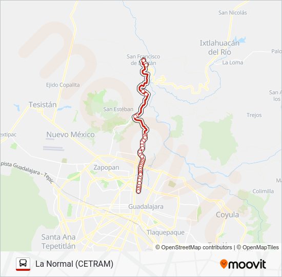 Ruta C90: horarios, paradas y mapas - La Normal (CETRAM) (Actualizado)