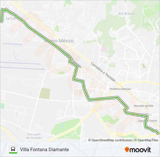 Ruta lmv4: horarios, paradas y mapas - Villa Fontana Diamante (Actualizado)