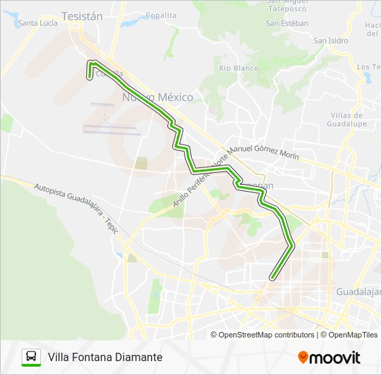 Ruta lmv4: horarios, paradas y mapas - Villa Fontana Diamante (Actualizado)