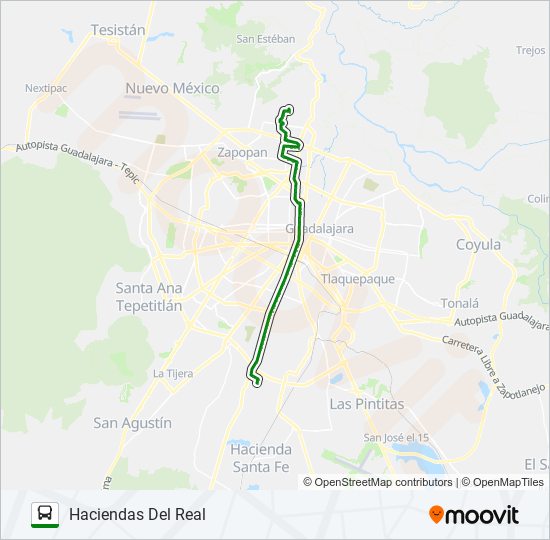 Ruta t14bc01 50b: horarios, paradas y mapas - Haciendas Del Real (Actualizado)