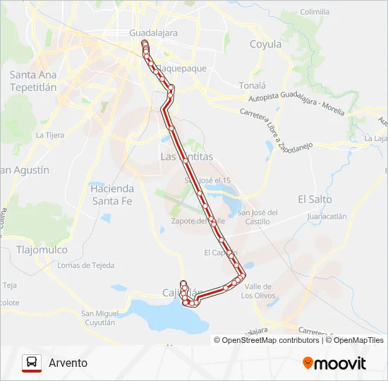 Ruta T13 ARVENTO: horarios, paradas y mapas - Arvento (Actualizado)