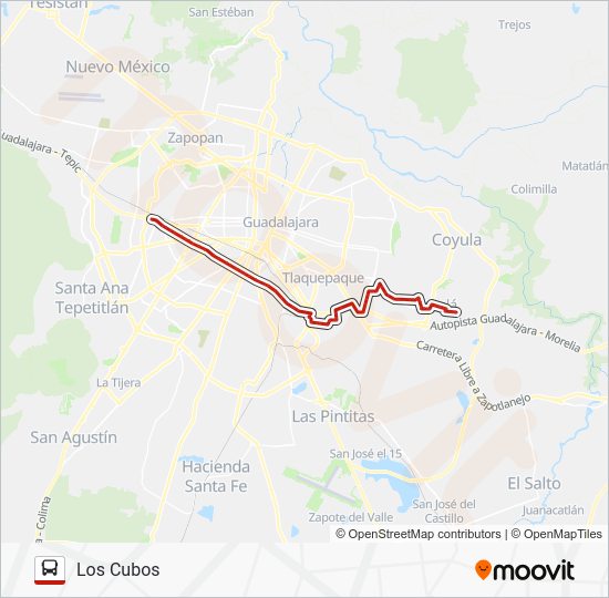 Ruta t04a tonalá: horarios, paradas y mapas - Los Cubos (Actualizado)