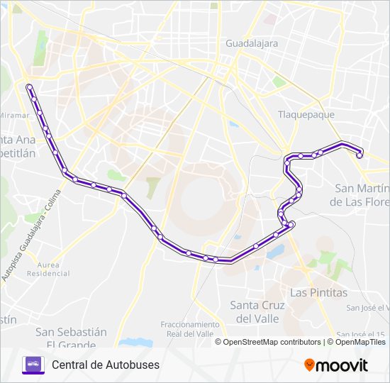 C03 Route: Schedules, Stops & Maps - Central de Autobuses (Updated)