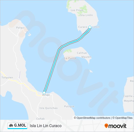 Ruta GMOL: horarios, paradas y mapas - Isla Lin Lin Curaco (Actualizado)