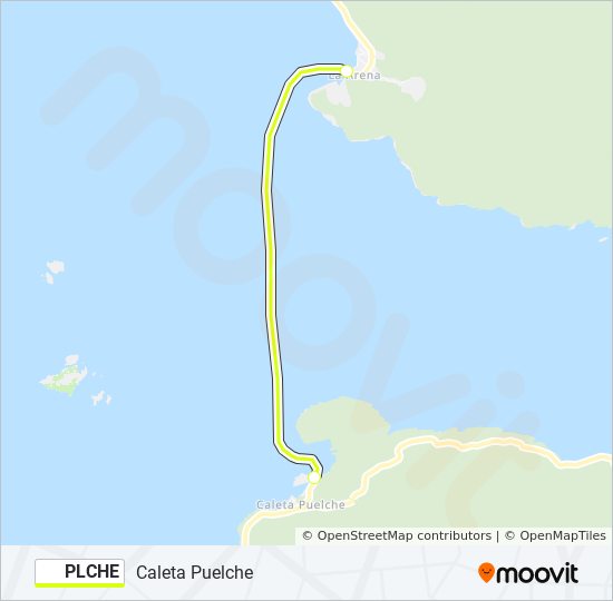 Ruta plche: horarios, paradas y mapas - Caleta Puelche (Actualizado)
