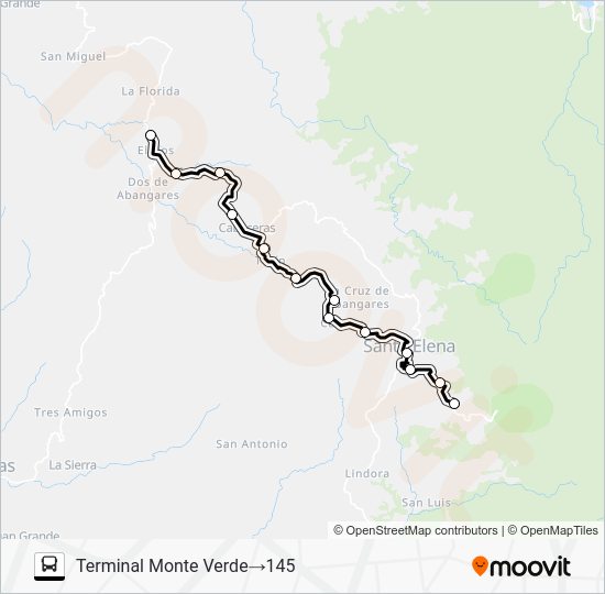 TILARAN MONTEVERDE Route: Schedules, Stops & Maps - Terminal Monte ...