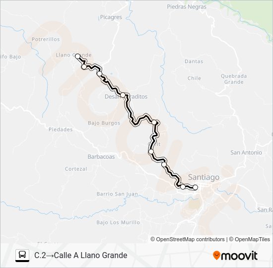 Ruta PURISCAL EL LLANO PICAGRES: horarios, paradas y mapas - C.2‎→Calle ...