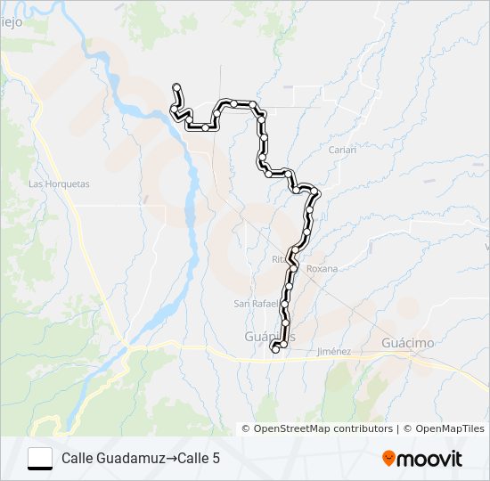 Ruta guápiles la teresa ticabán finca 1 x san gerardo: horarios ...