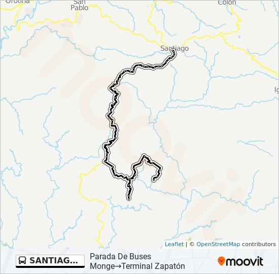 Ruta SANTIAGO DE PURISCAL - ZAPATÓN: horarios, paradas y mapas - Parada ...