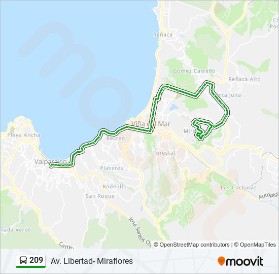 Ruta 209: horarios, paradas y mapas - Av. Libertad- Miraflores ...
