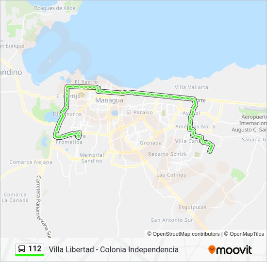 112 Route: Schedules, Stops & Maps - Villa Libertad (Updated)