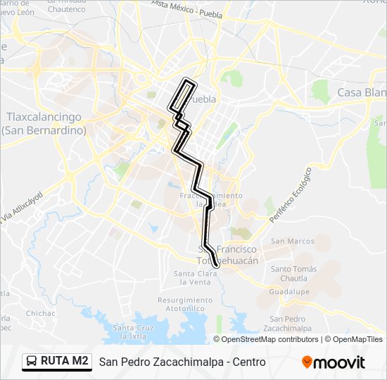 RUTA M2 Route: Schedules, Stops & Maps - Ramal 1, San Pedro ...