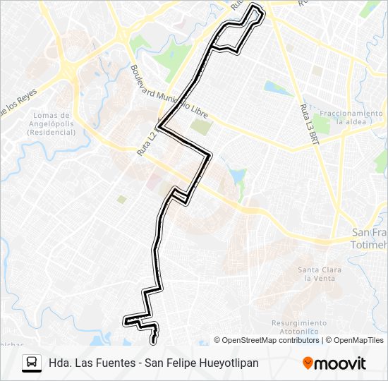 Ruta 25 NVE: horarios, paradas y mapas - Ramal 2, Jardines Del Sur ...