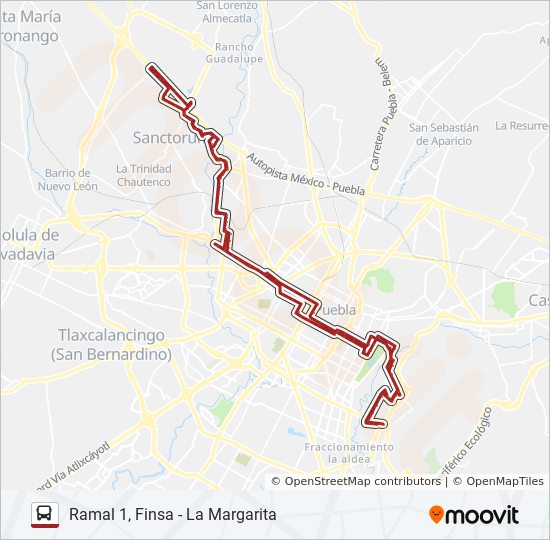 Ruta conmemorativo 76: horarios, paradas y mapas - Ramal 1, Finsa - La ...