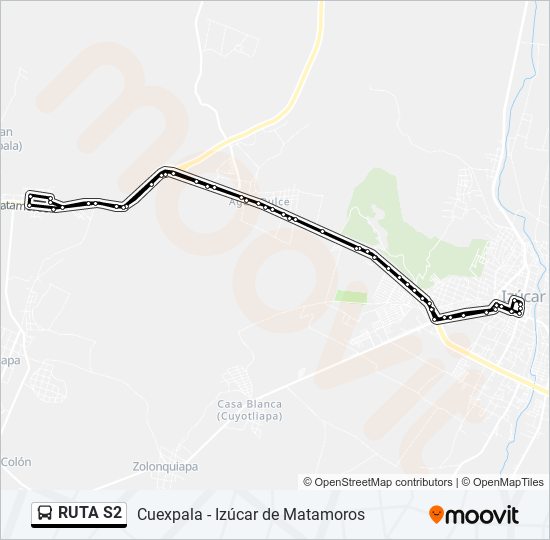 ruta s2 Route: Schedules, Stops & Maps - Ramal Rijo (Circuito) (Updated)