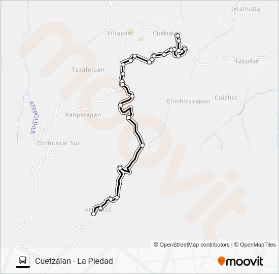 ruta cuetzálan Route: Schedules, Stops & Maps - Ramal Cuetzalan ...