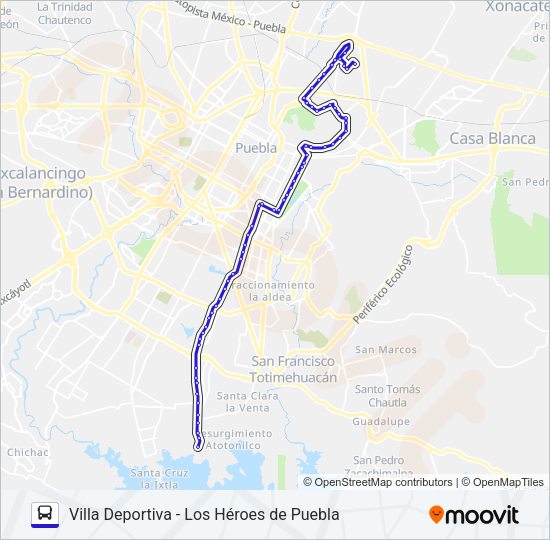 Ruta 72 14 SUR: horarios, paradas y mapas - Ramal 3 Loma Linda - Los ...