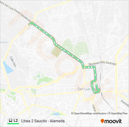 Ruta L2: horarios, paradas y mapas - Zona de Transferencia Fray Diego ...