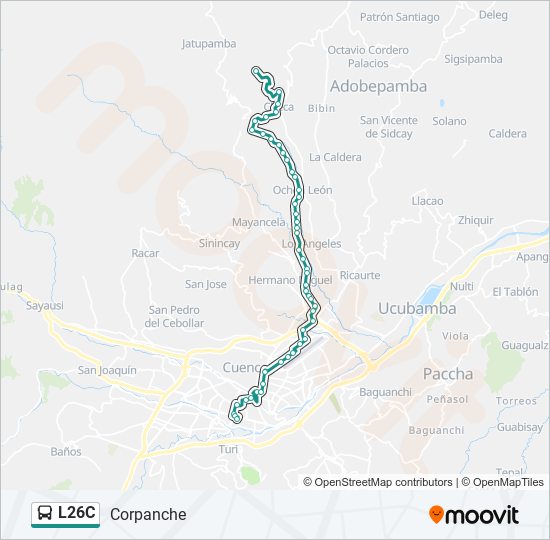 Ruta l26c: horarios, paradas y mapas - Corpanche (Actualizado)