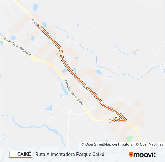 Ruta caiké: horarios, paradas y mapas - Parqueadero Clinaltec (Actualizado)