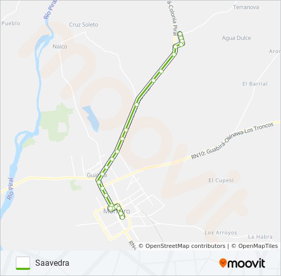 saavedra Route: Schedules, Stops & Maps - Saavedra (Updated)
