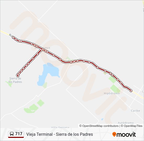 717 Route: Schedules, Stops & Maps - (SC) Av. Luro y Carrillo (x Esc ...