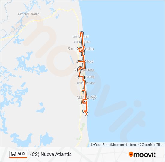 502 Route: Schedules, Stops & Maps - (CS) Nueva Atlantis (Updated)