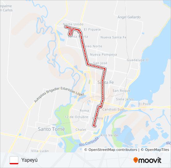Ruta 15: horarios, paradas y mapas - Yapeyú (Actualizado)