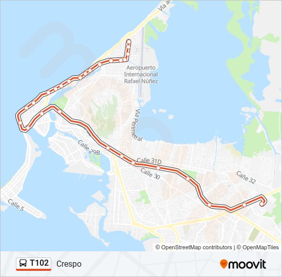 Ruta t102: horarios, paradas y mapas - Crespo (Actualizado)