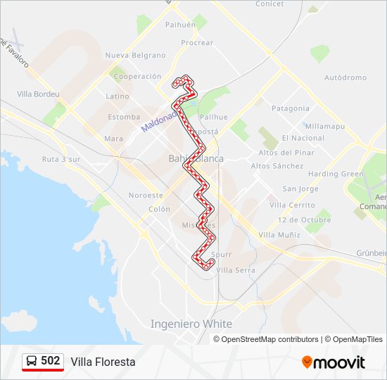 502 Route: Schedules, Stops & Maps - Villa Floresta (Updated)
