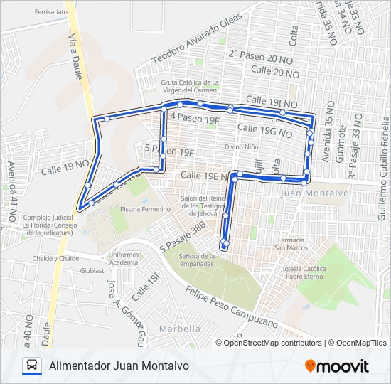 Ruta t3 ra07: horarios, paradas y mapas - Parada Florida - Calle 19e No ...