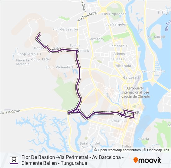 Ruta 9: horarios, paradas y mapas - Flor De Bastion -Via Perimetral ...