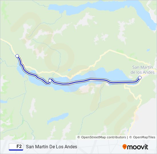 Ruta f2: horarios, paradas y mapas - San Martín De Los Andes (Actualizado)