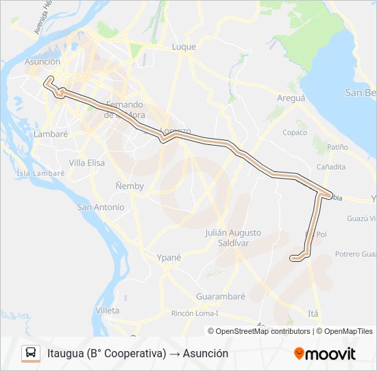 165 Route: Schedules, Stops & Maps - Asunción (Updated)
