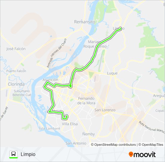 Ruta 232: horarios, paradas y mapas - Limpio (Actualizado)