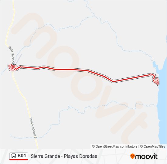 b01 Route: Schedules, Stops & Maps - Sierra Grande - Playas Doradas ...