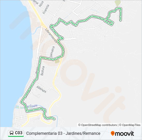 Ruta C03: horarios, paradas y mapas - Lindavista (Actualizado)