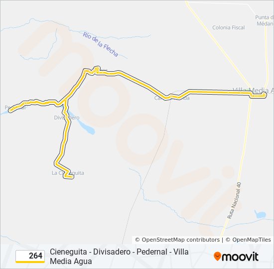 264 Route: Schedules, Stops & Maps - Cienaguita-Divisadero-Pedernal ...